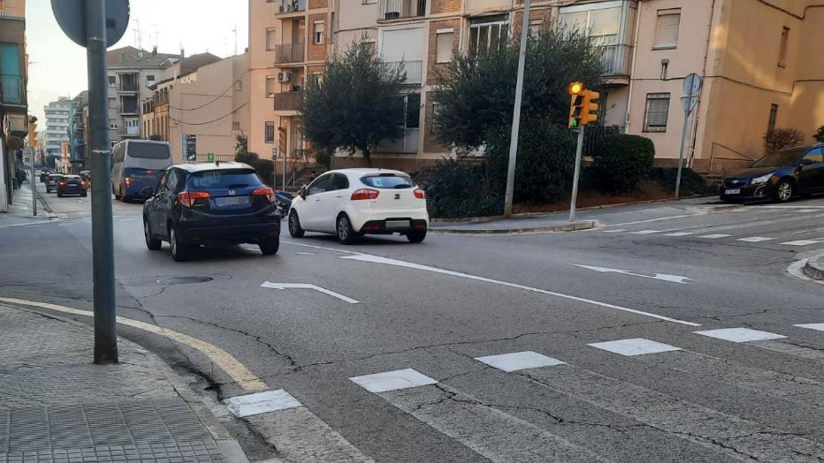 Alerta: en aquest punt de Manresa pots tenir un accident