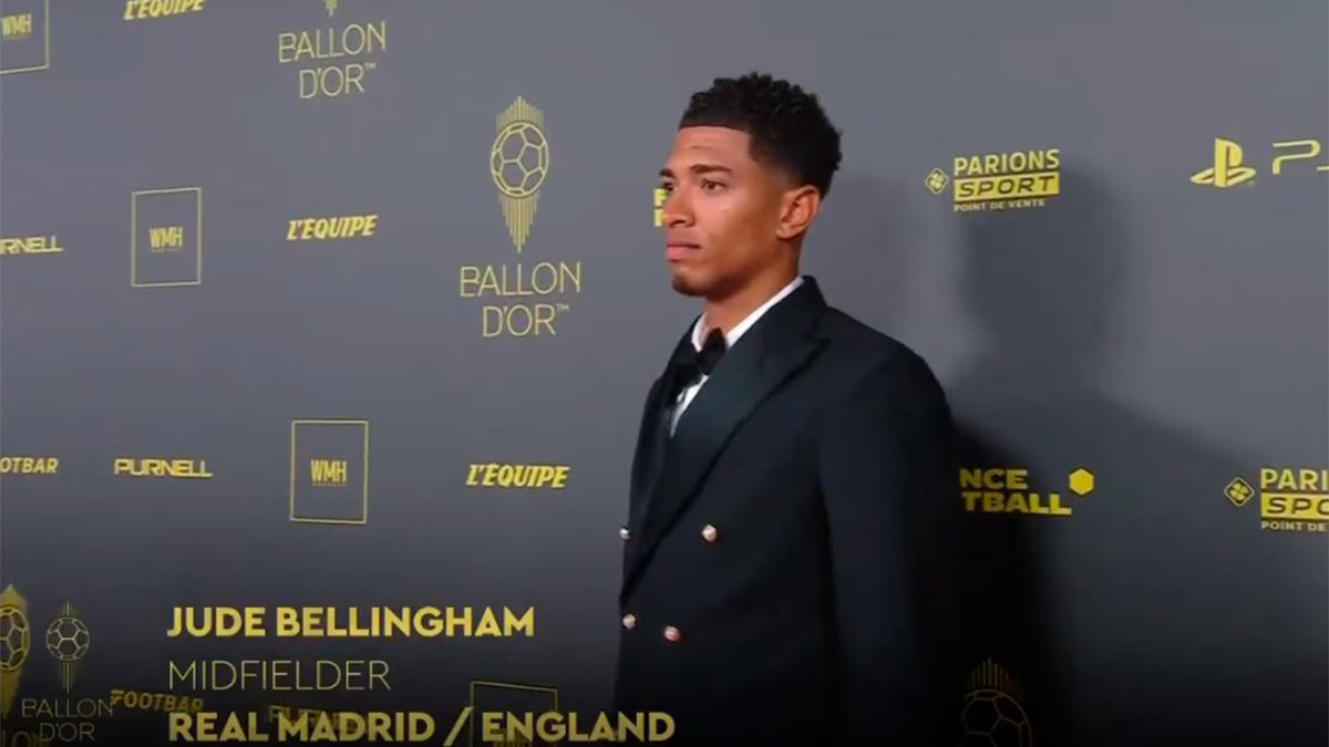 Así ha sido la llegada de Vinicius y Bellingham a la gala del Balón de Oro