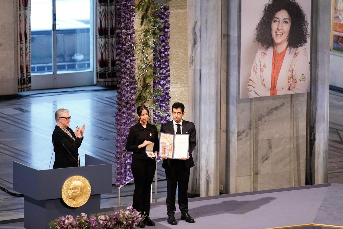 Mohammadi pide al recibir el Nobel de la Paz apoyo para acabar con el ...