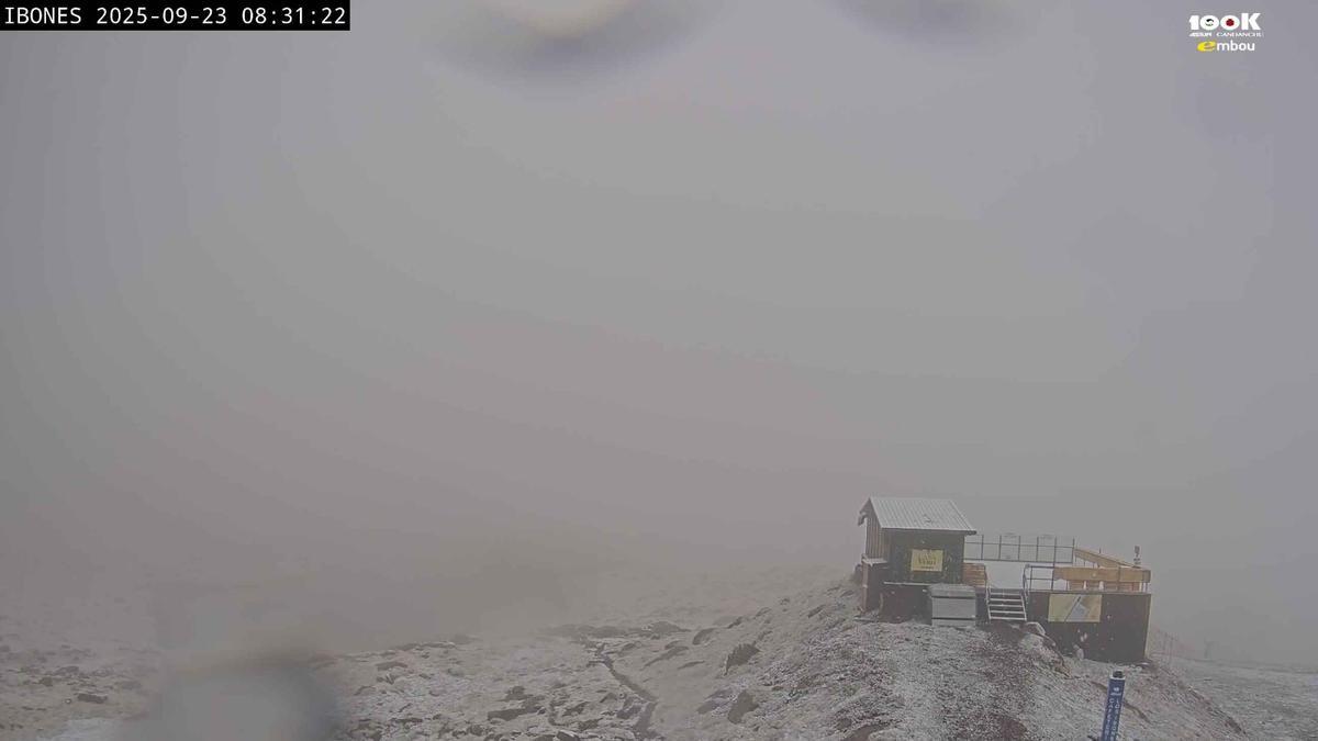 NIEVE ARAGÓN | El chorro polar cubre de nieve por primera vez las ...