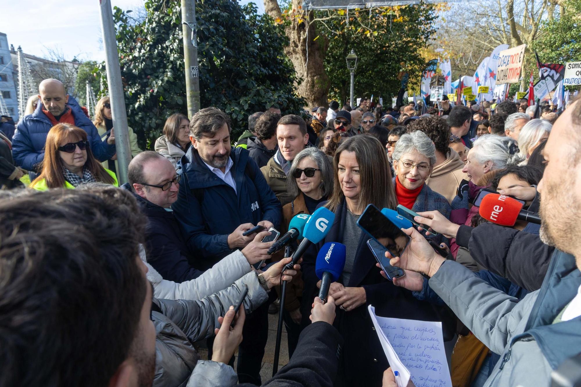 MANIFESTACIÓN CONTRA ALTRI SANTIAGO | Manifestación en Santiago en ...