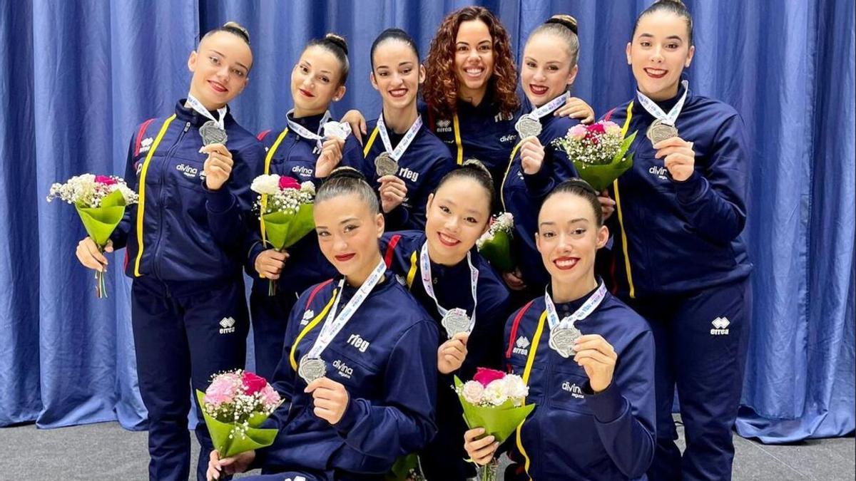 El Club Aerobic Moncada logra el subcampeonato del mundo en Rumanía