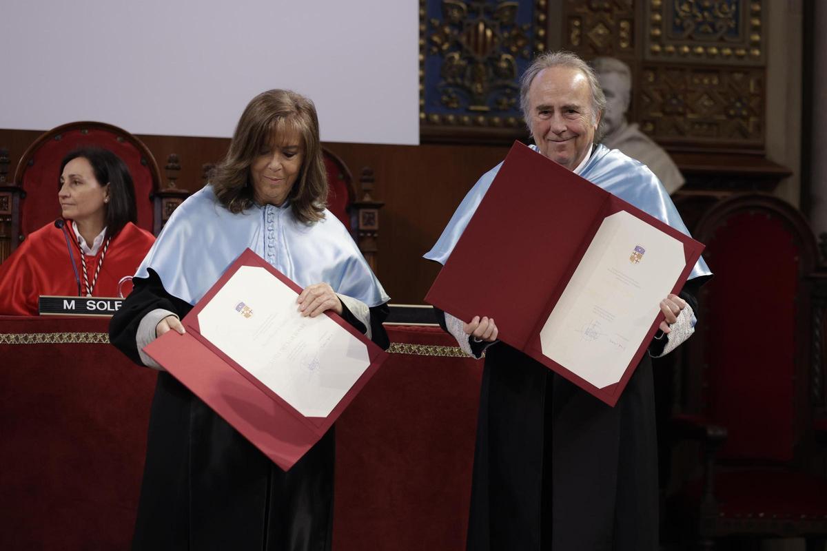 Joan Manuel Serrat y Maria del Mar Bonet, investidos doctores honoris ...