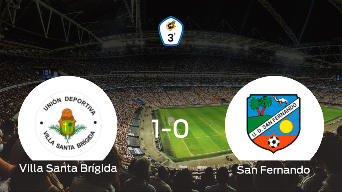 El Villa Santa Brígida vence 1-0 ante el San Fernando