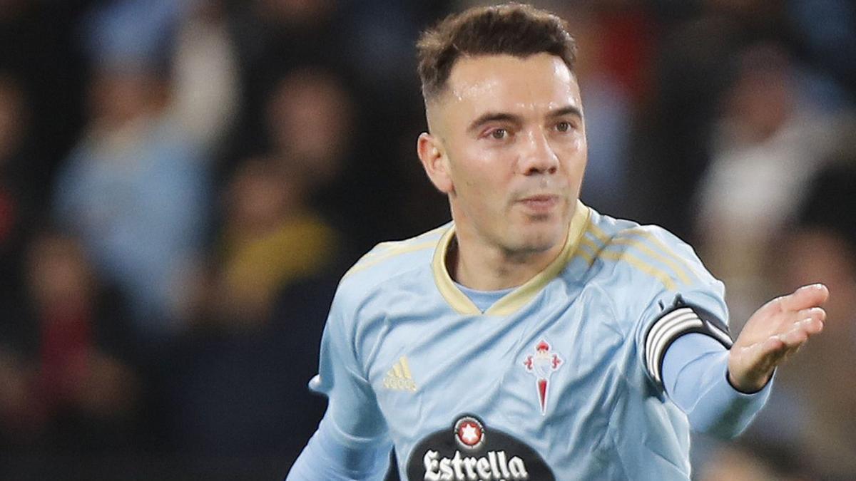 Iago Aspas apura para estar en Bilbao