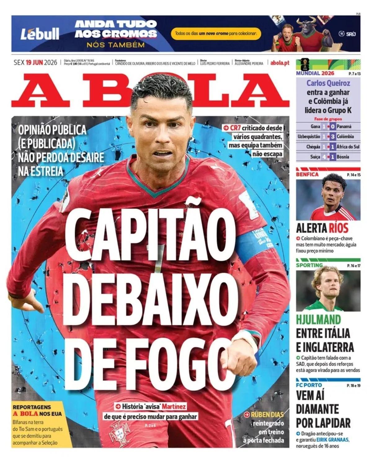Las portadas de los periódicos deportivos hoy, viernes 19 de junio ...