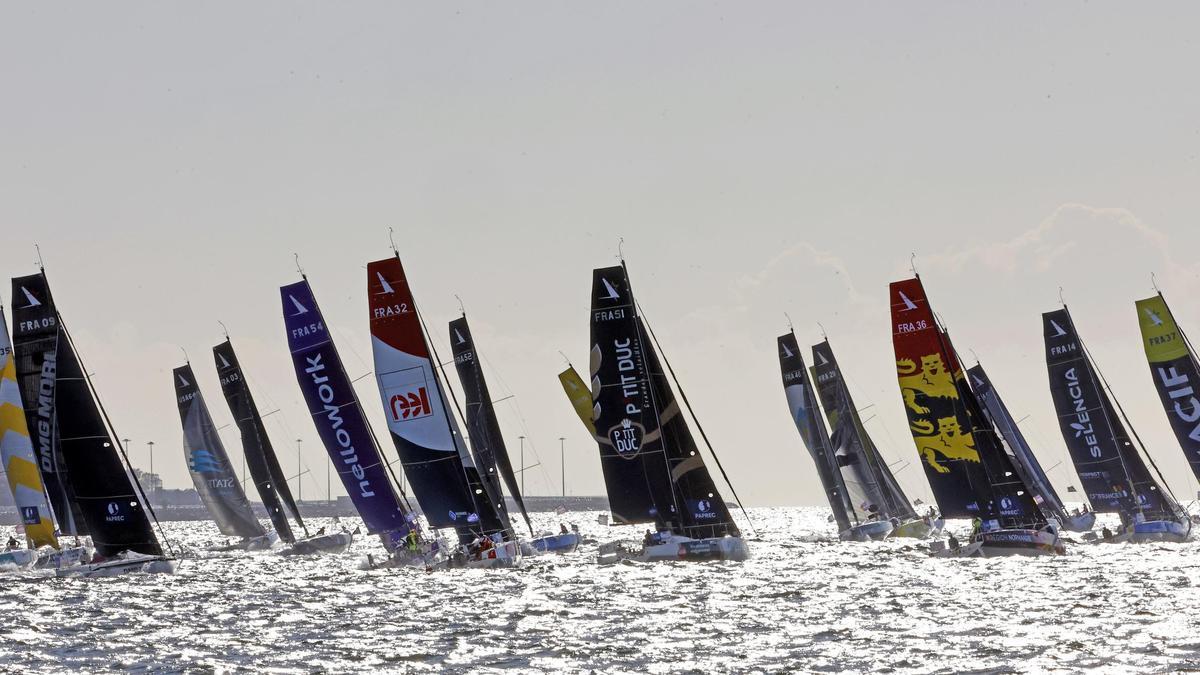 Vigo despidió a la flota de La Solitaire du Figaro rumbo a Normandía