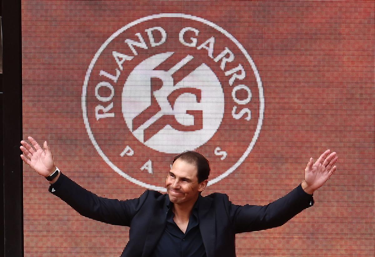 El homenaje de Roland Garros a Rafa Nadal, en imágenes