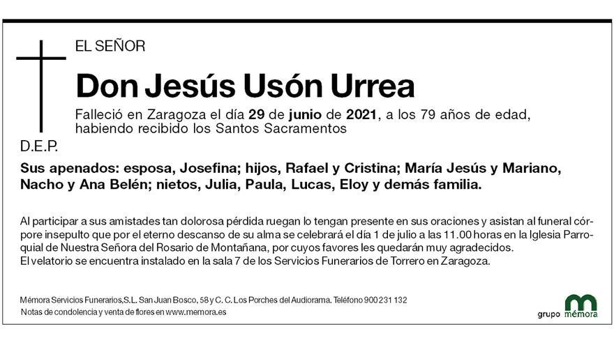 Don Jesús Usón Urrea
