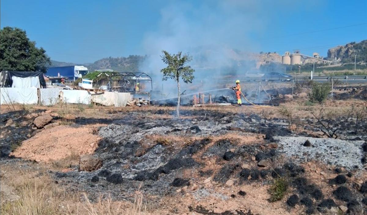Quinto incendio en quince días en Morvedre