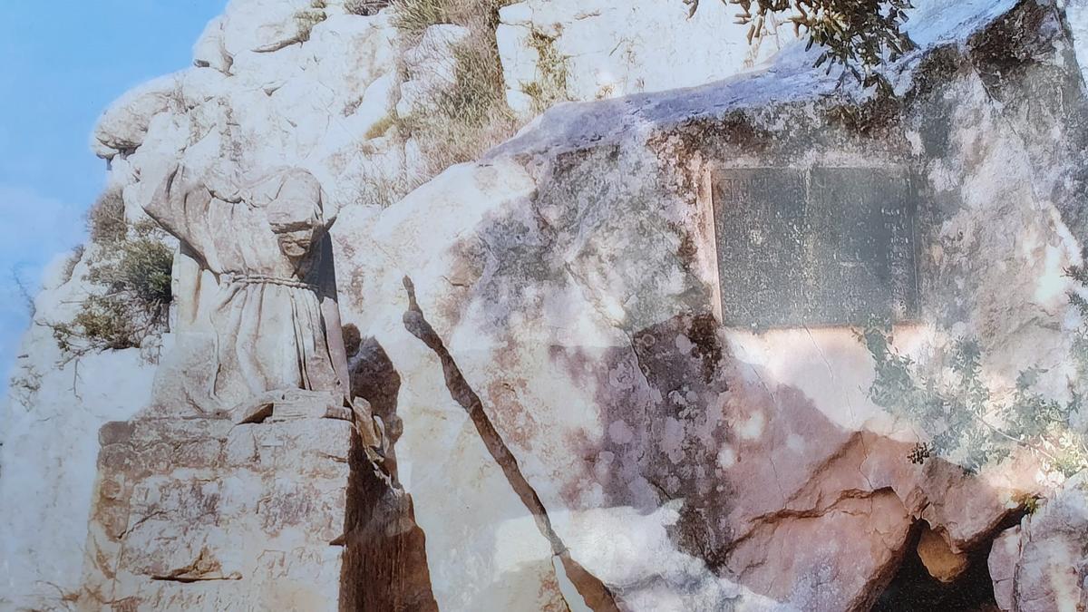 La escultura de Ramon Llull recupera su esplendor en Cura