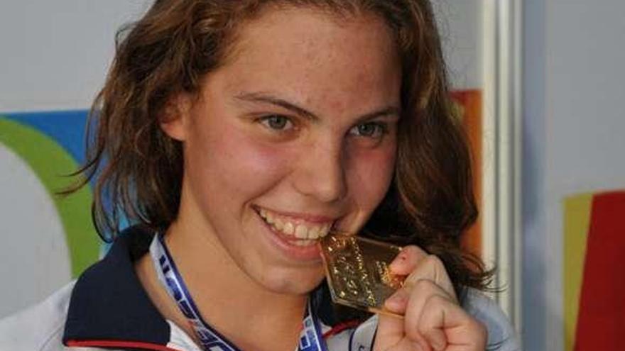 Oro y plata para la coruñesa María Vilas en el Europeo júnior