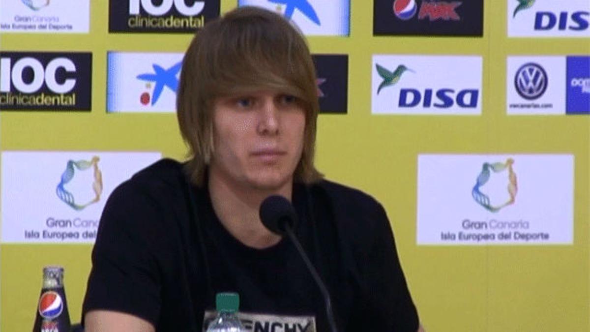 Las declaraciones de Halilovic en su presentación con Las Palmas