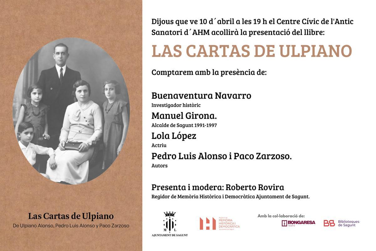 'Las Cartas de Ulpiano' van desde el Port de Sagunt a València
