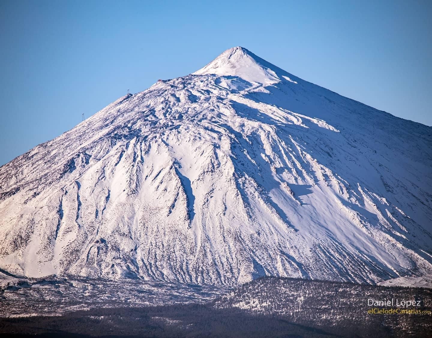 Así luce el Teide nevado - La Provincia