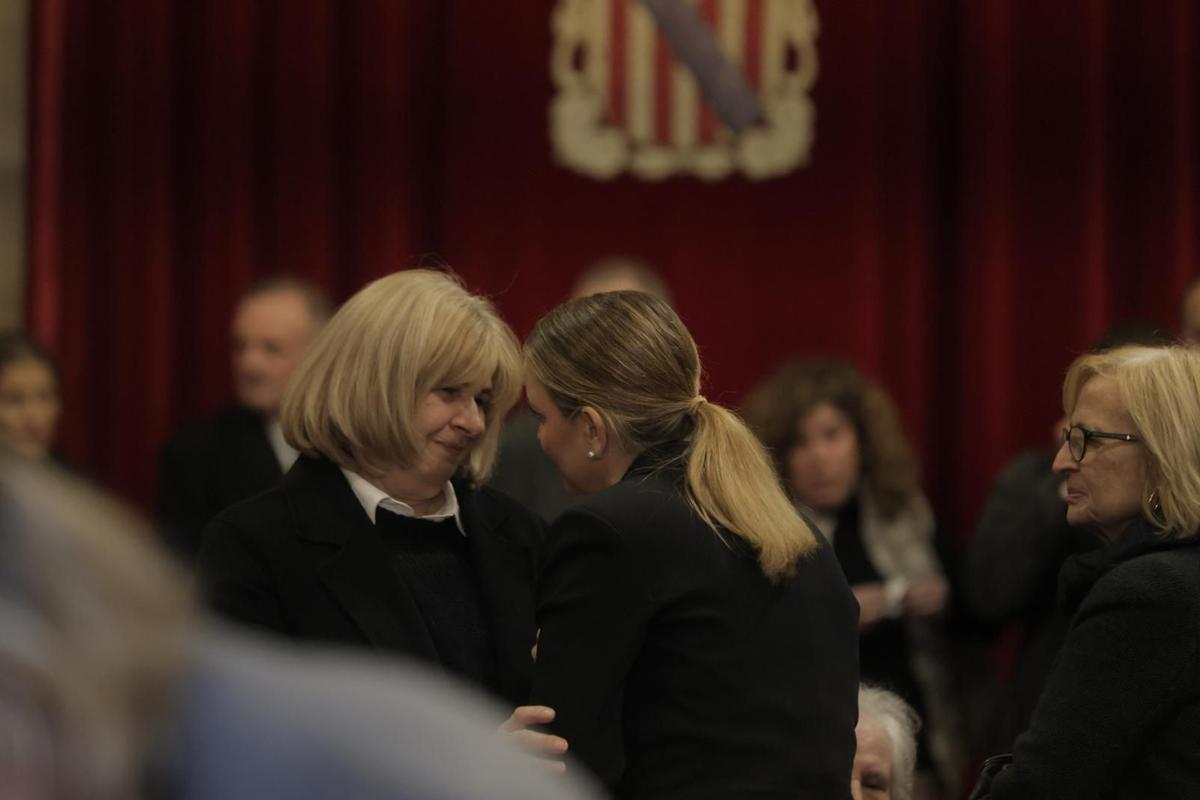 La capilla ardiente del expresidente de Baleares Francesc Antich, en ...