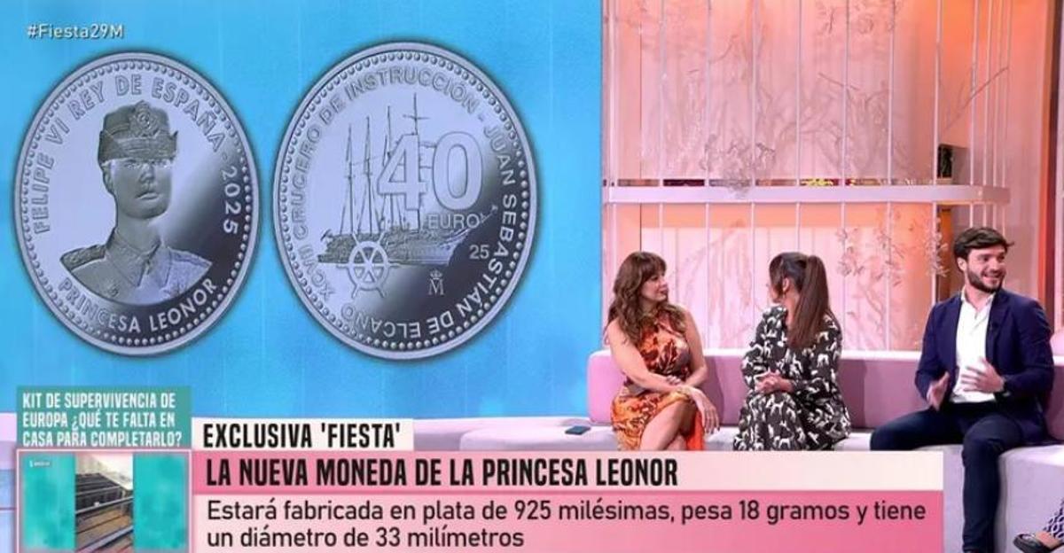 Revelan cómo lucirá la nueva moneda de 40 euros con el rostro de la ...