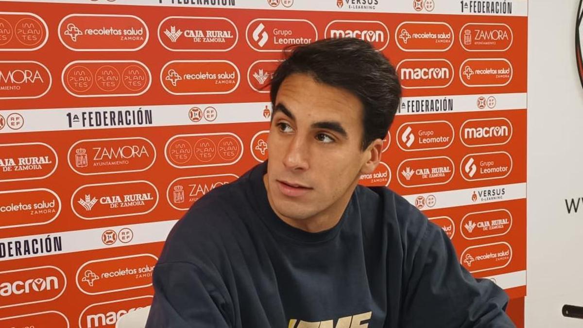 Jaime Sancho, jugador del Zamora CF: "Lo mejor de todo fue el resultado ...