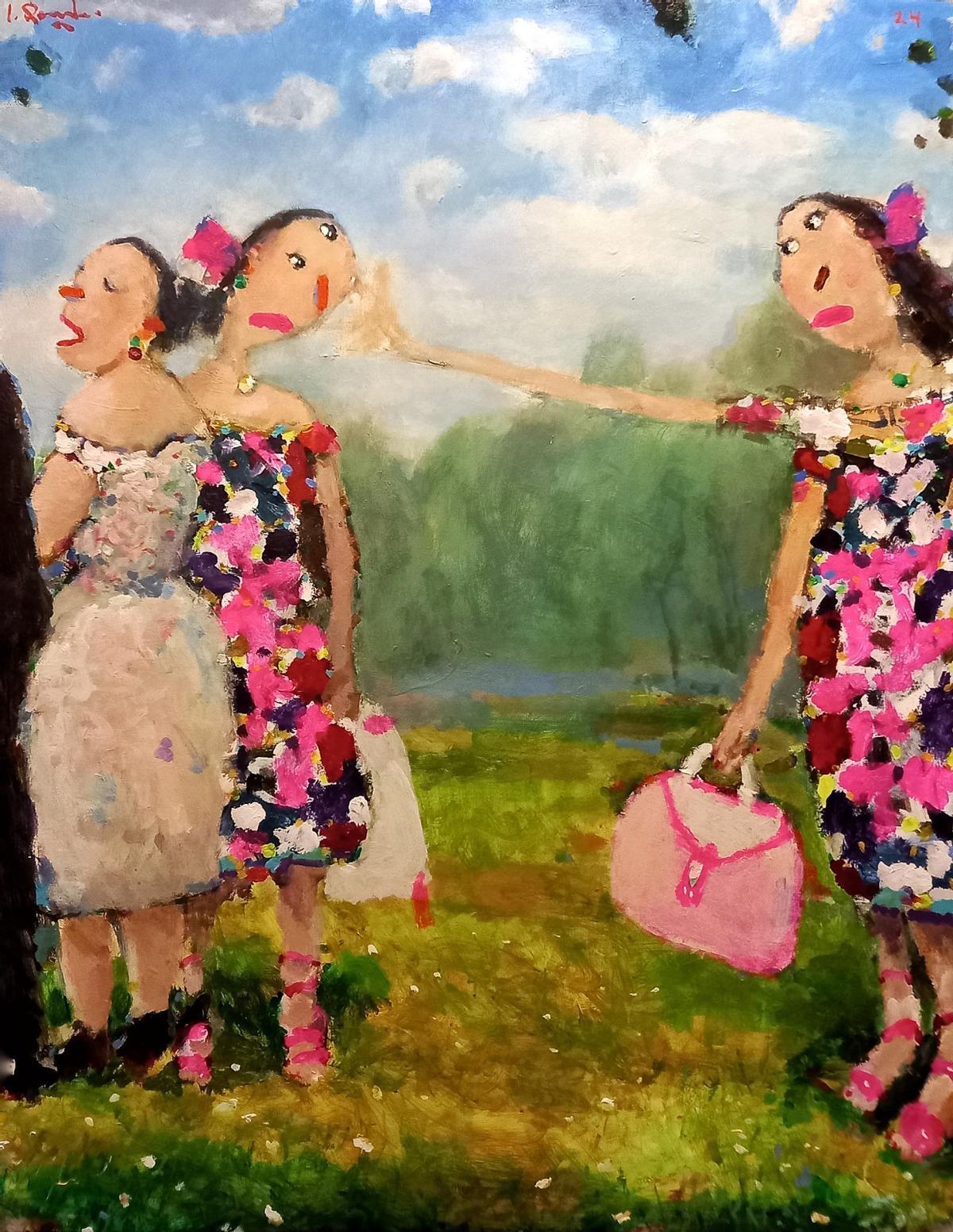 El pintor ovetense Iván Quesada llega con su obra a Art Miami, la ...