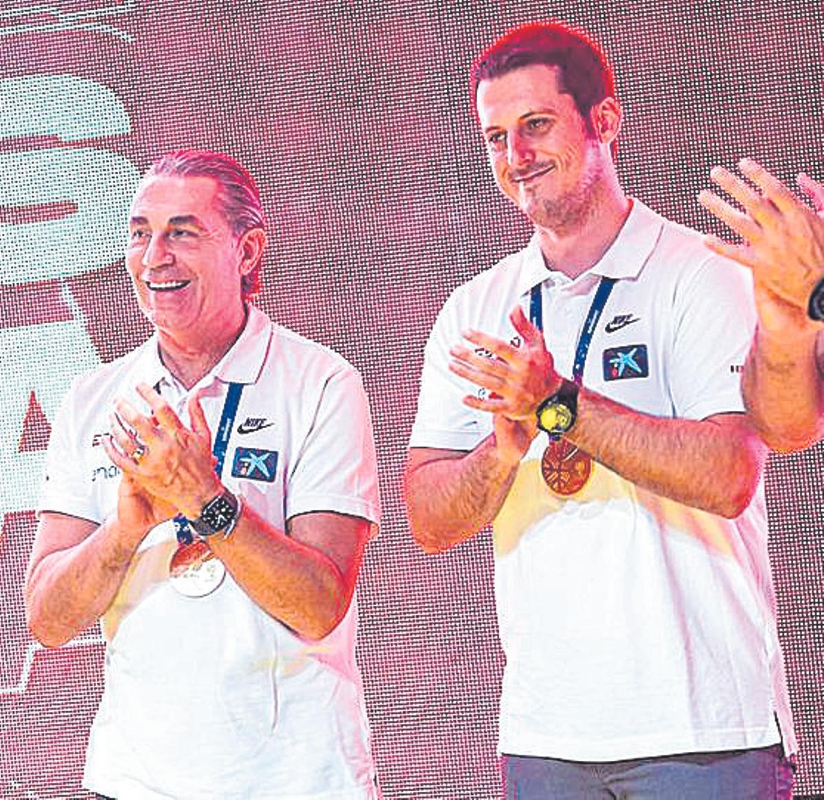 SELECCION ESPAÑOLA BALONCESTO JJOO PARIS JORDAN SOSPEDRA ALCALA XIVERT ...