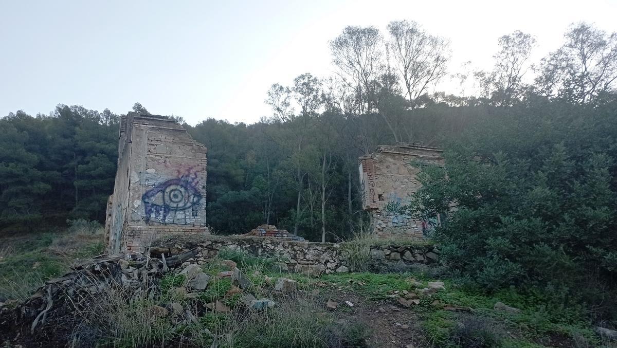 Riesgo I La casa en ruinas del Monte Victoria, esta semana.