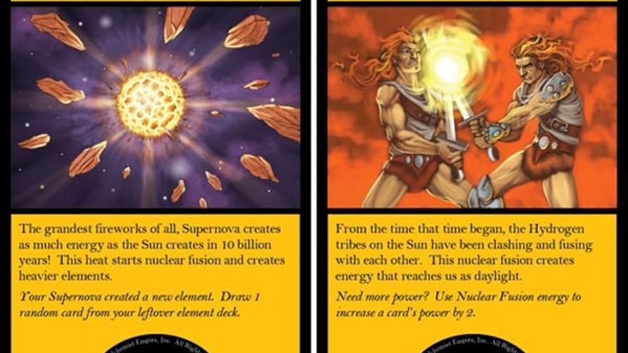 Aprender química jugando a las cartas