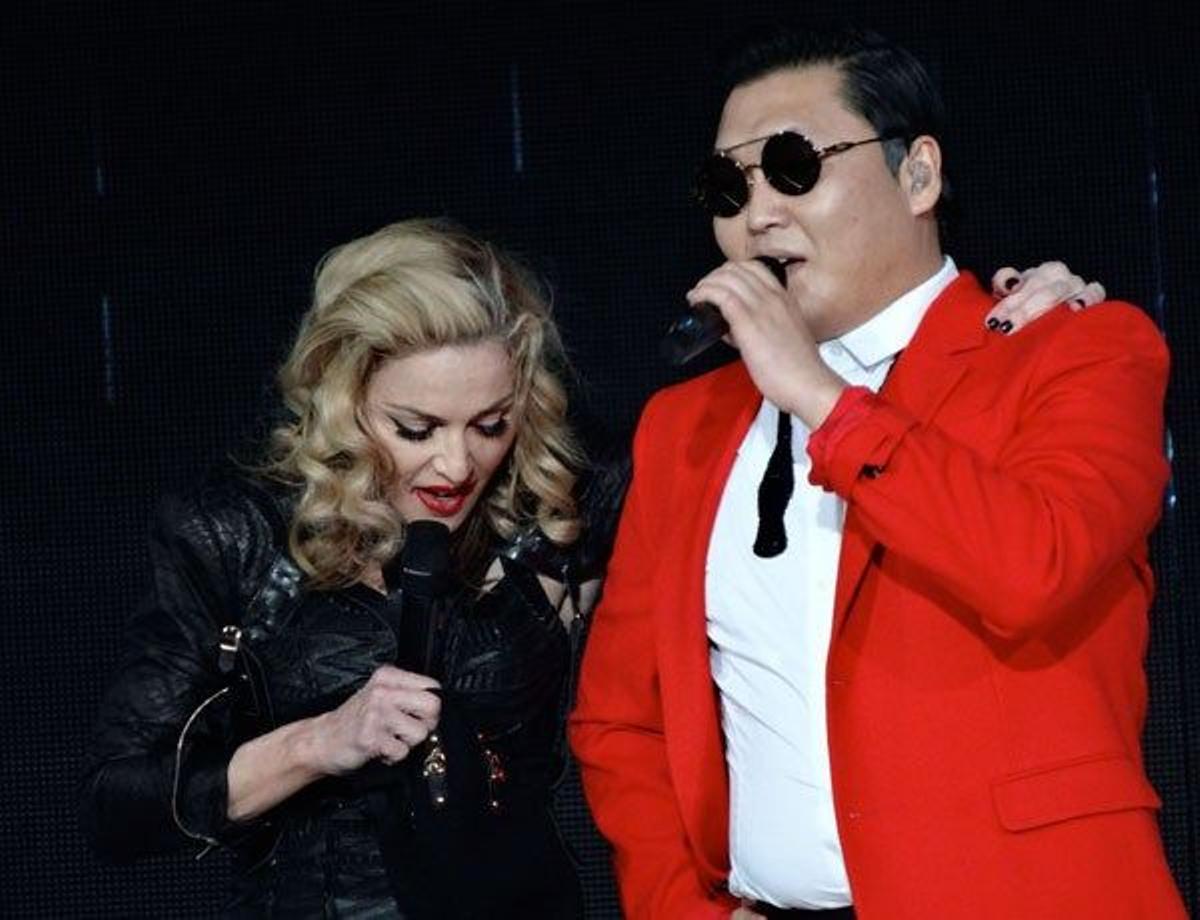 Madonna hace un dueto con PSY - Cuore