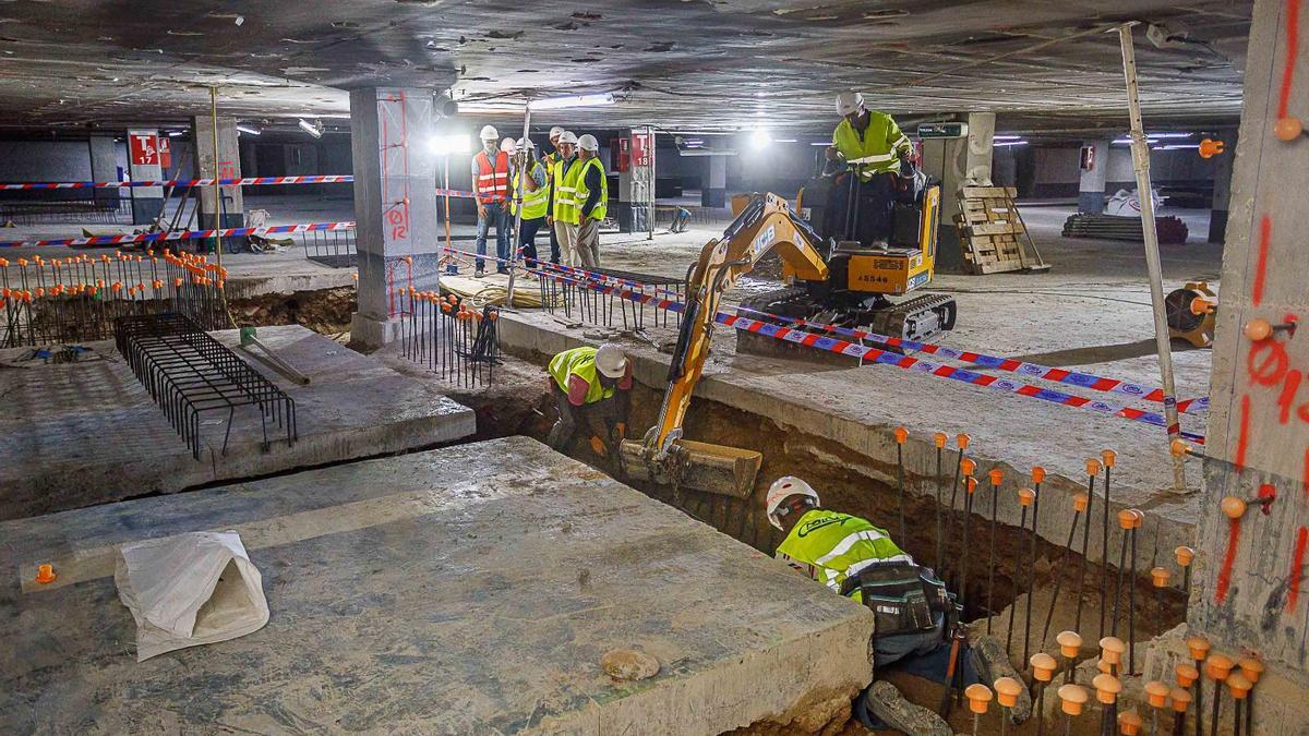 Las obras de la plaza Salamero de Zaragoza se intensifican con la ... Las obras de la plaza Salamero de Zaragoza se intensifican con la ...