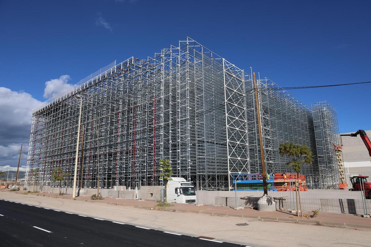 El nuevo centro logístico de Tempe en Parc Sagunt toma forma