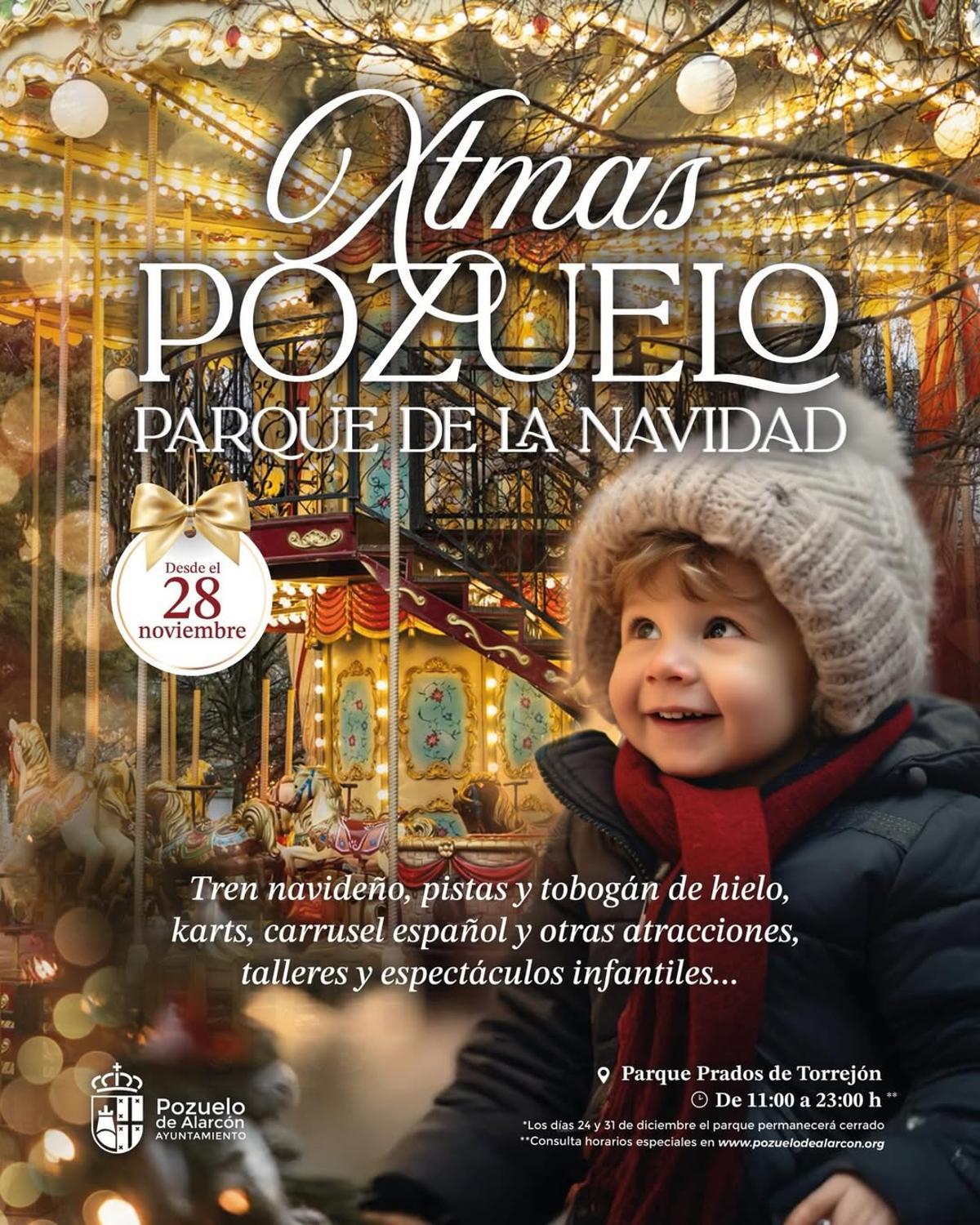 Pozuelo de Alarcón da la bienvenida a la Navidad con el tradicional encendido de luces y la ...