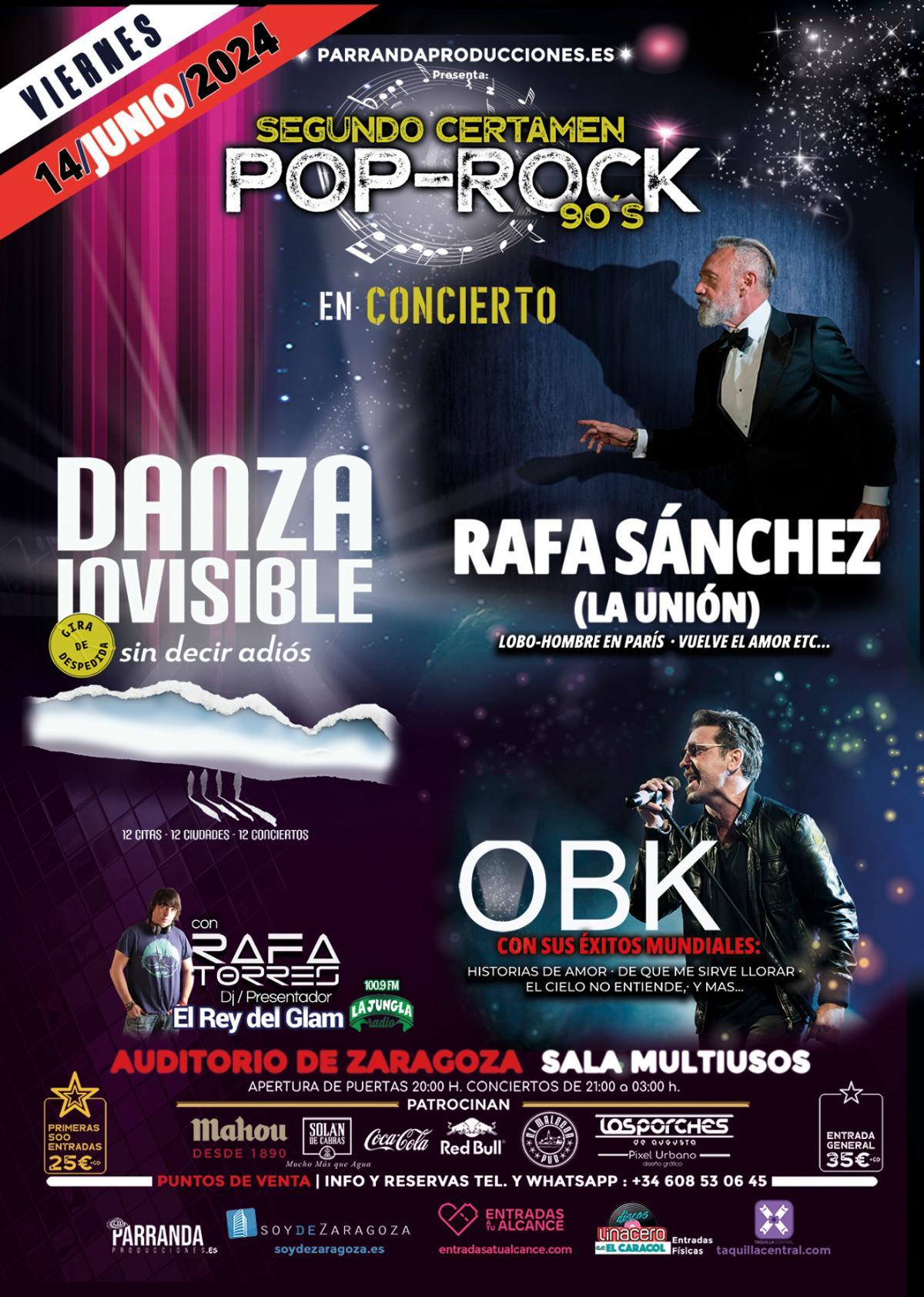 EL PERIÓDICO DE ARAGÓN sortea dos entradas para el concierto Pop-Rock ...