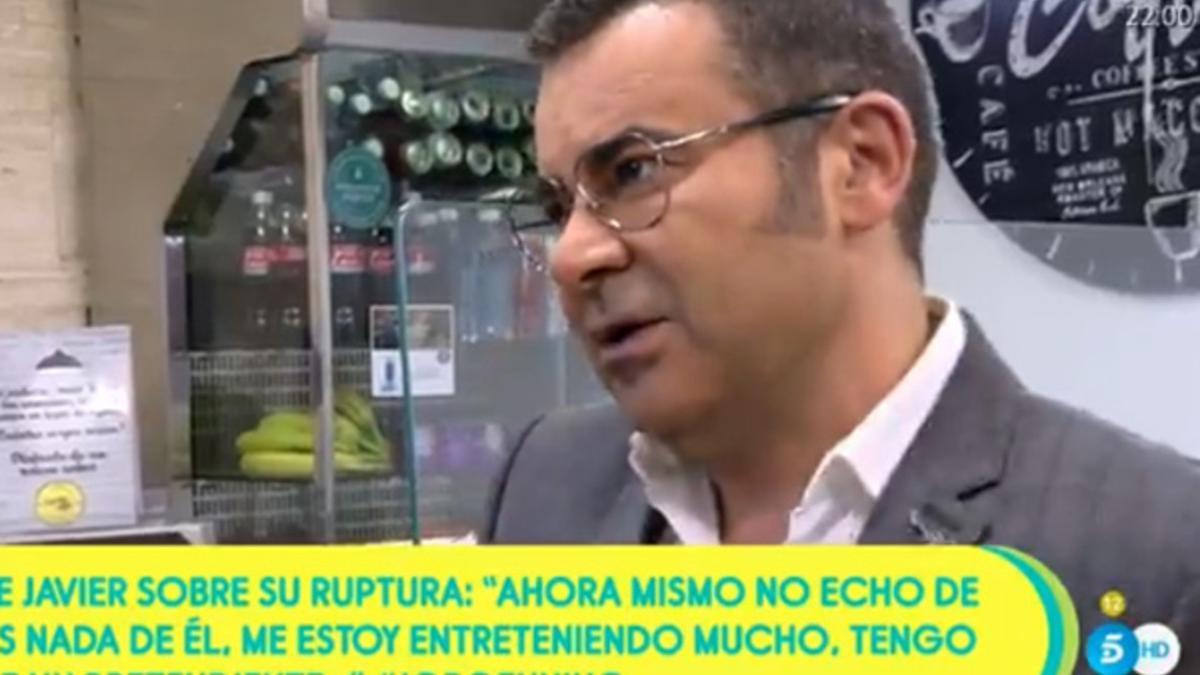 Jorge Javier, sobre el motivo de su ruptura sentimental: "Fue una cosa ...