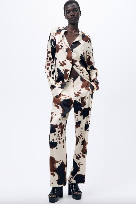 PANTALONES ANIMAL PRINT ZARA | Adiós estampado de leopardo, hola nuevos ...