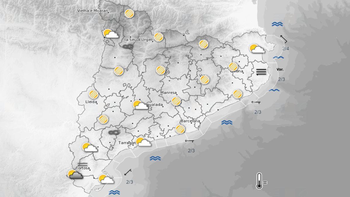 El Meteocat anuncia: bajada generalizada de las temperaturas en Cataluña