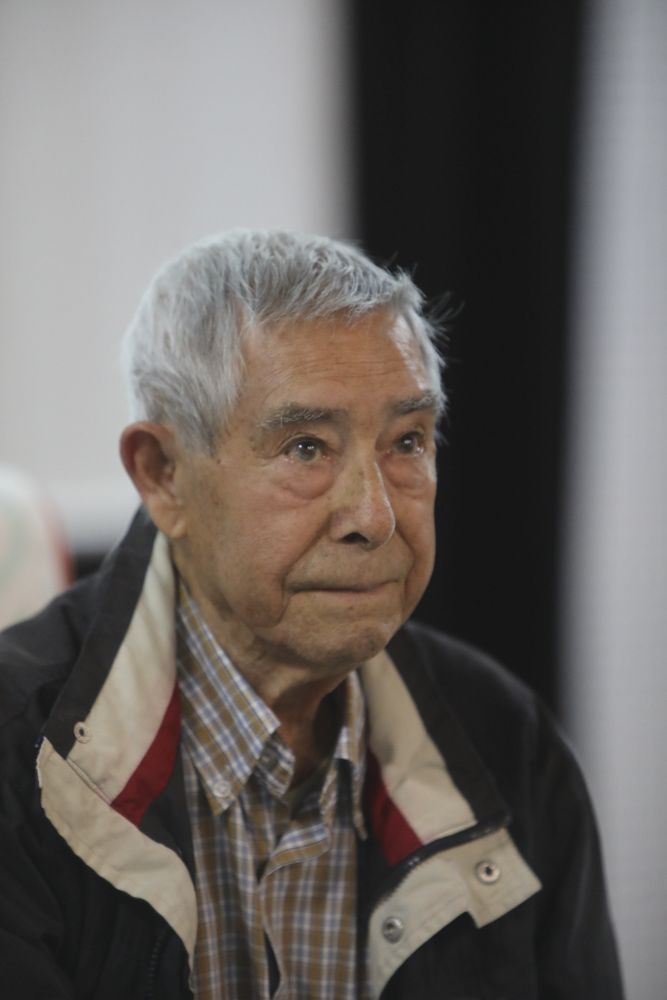 Francisco Martínez "El Quico" guerrillero antifranquista de 97 años, presenta en el casal Jove ...