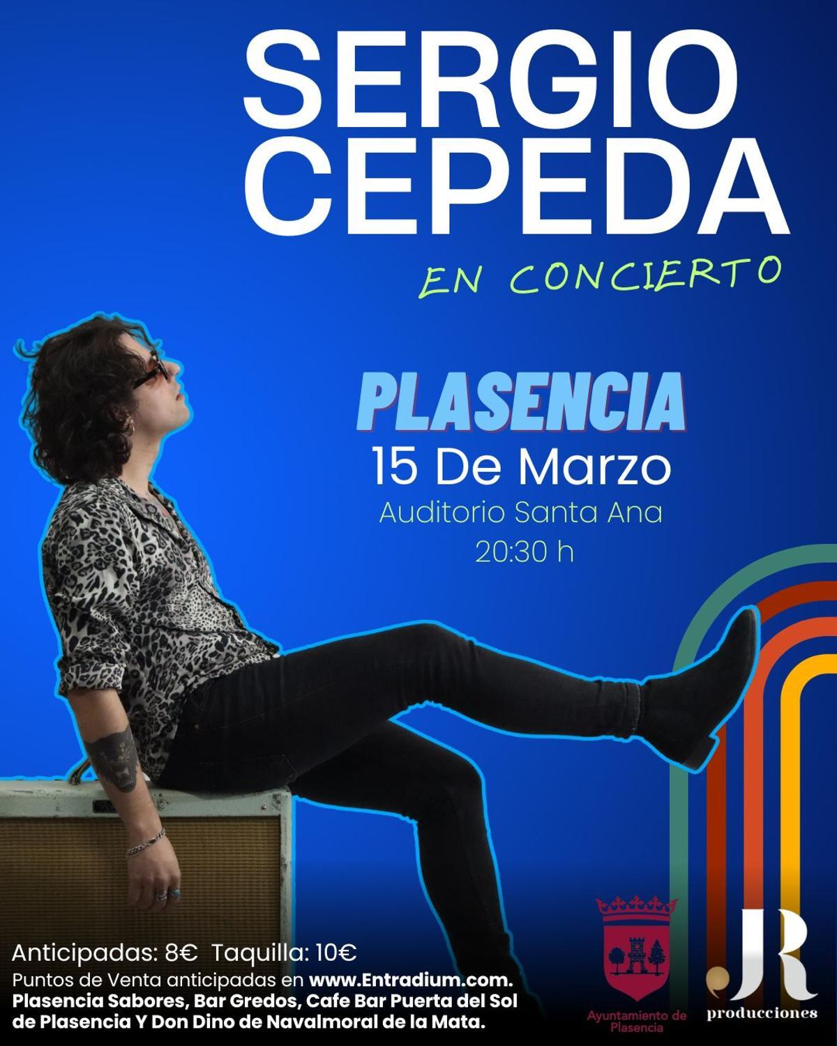 DE LA VOZ DE ANTENA 3 A PLASENCIA: Concierto de Sergio Cepeda