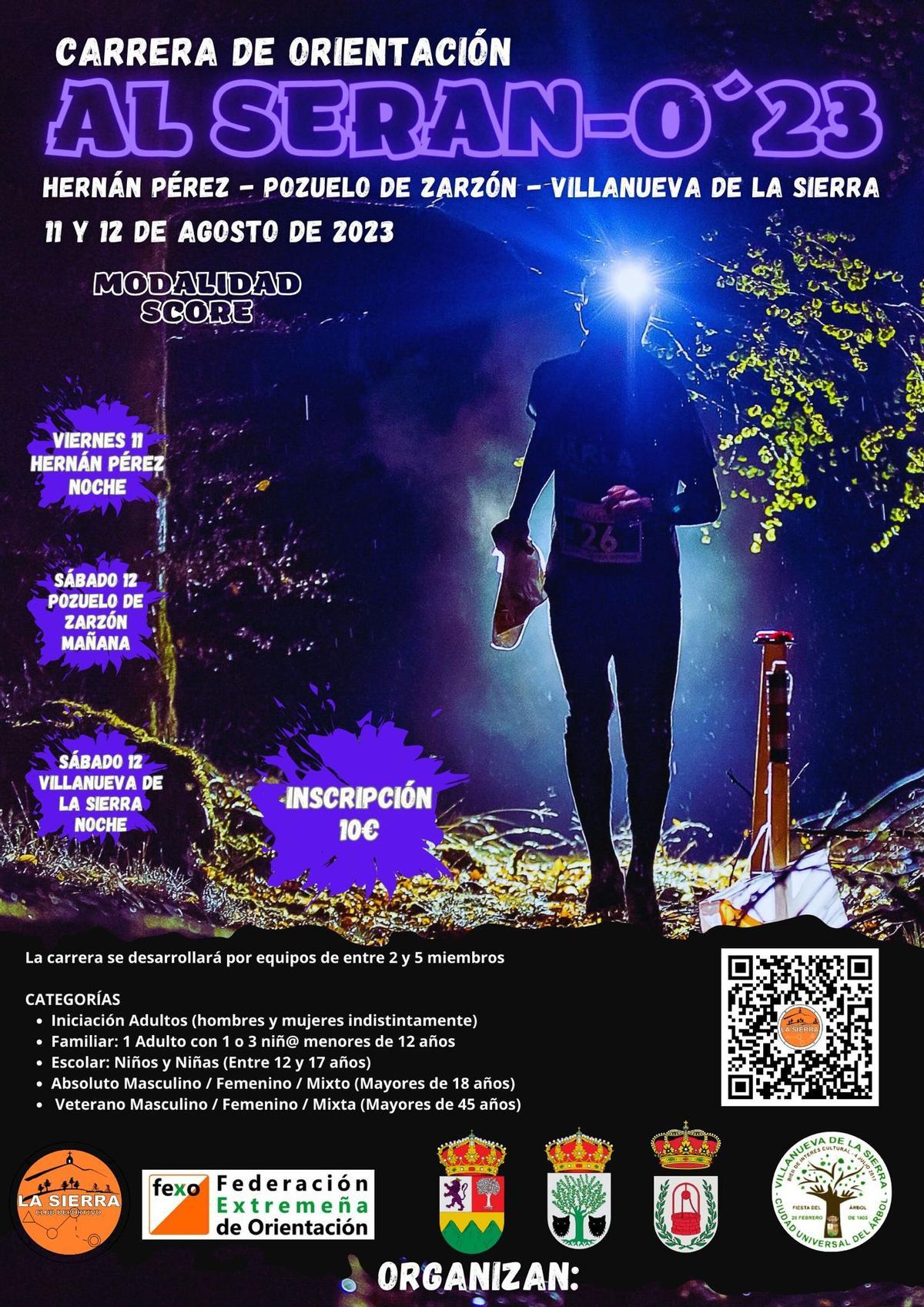 El Campeonato de Orientación Al Seran-O 2023 se disputa el viernes y ...