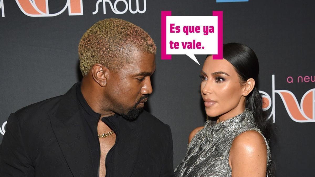 Kanye West la lía parda de nuevo y Kim Kardashian saca las uñas por él ...