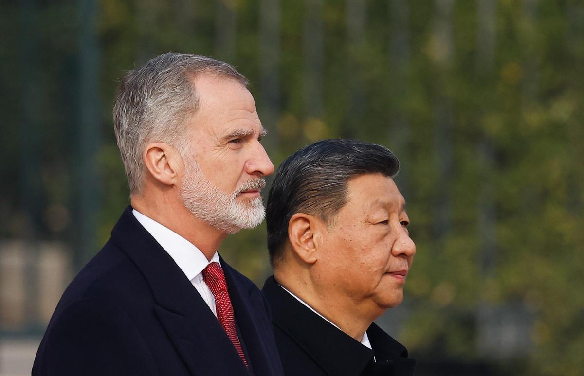 Xi recibe al Rey con todos los honores y pone la alianza "constructiva" con España como modelo a ...