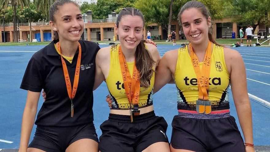 Diez medallas para el CA Safor Teika en el campeonato autonómico sub23