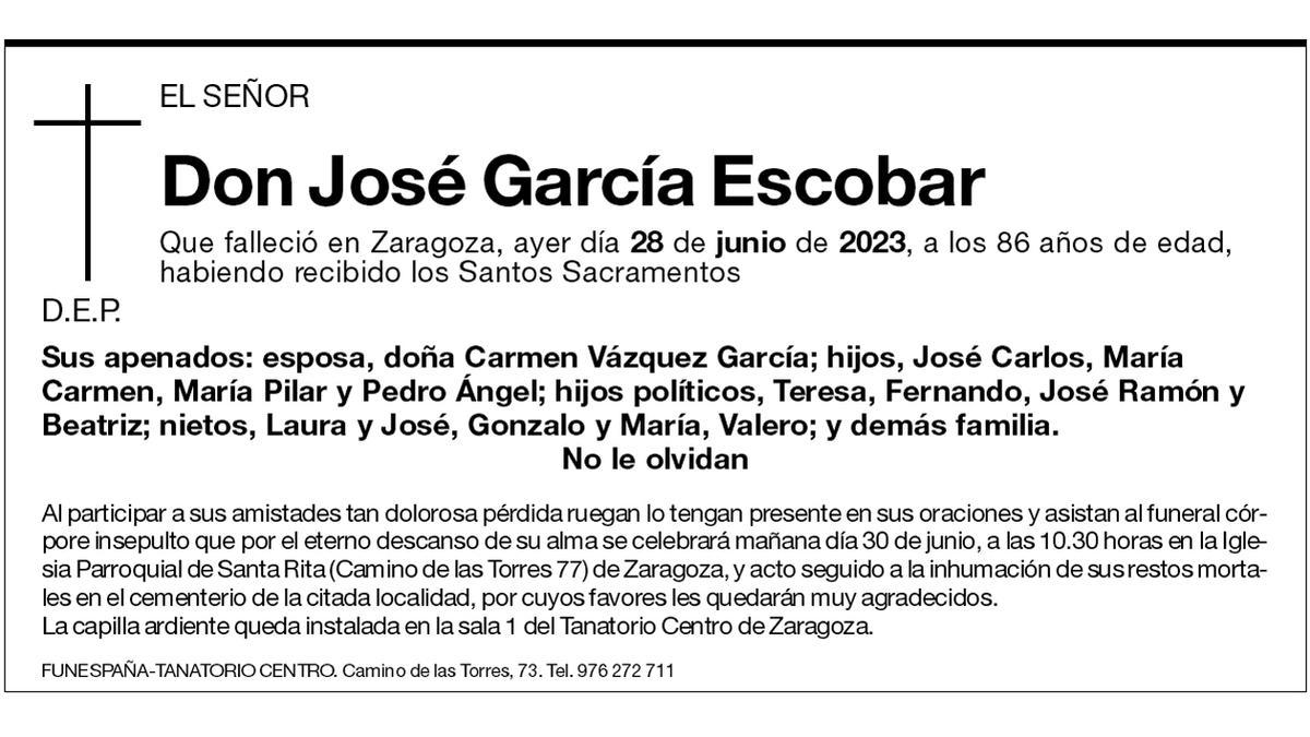 Don José García Escobar