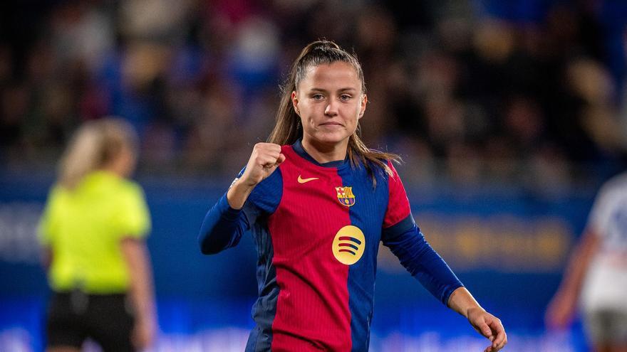 Claudia Pina emula a Johan Cruyff y certifica una nueva goleada en la ...
