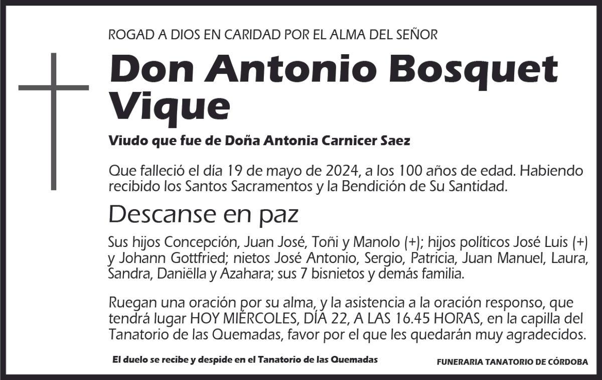 Antonio Bosquet Vique