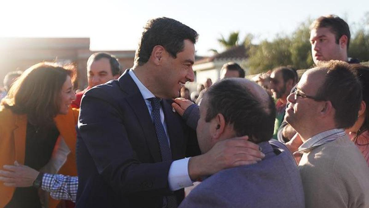 Juanma Moreno pone la primera piedra del nuevo Centro Fahala de ...