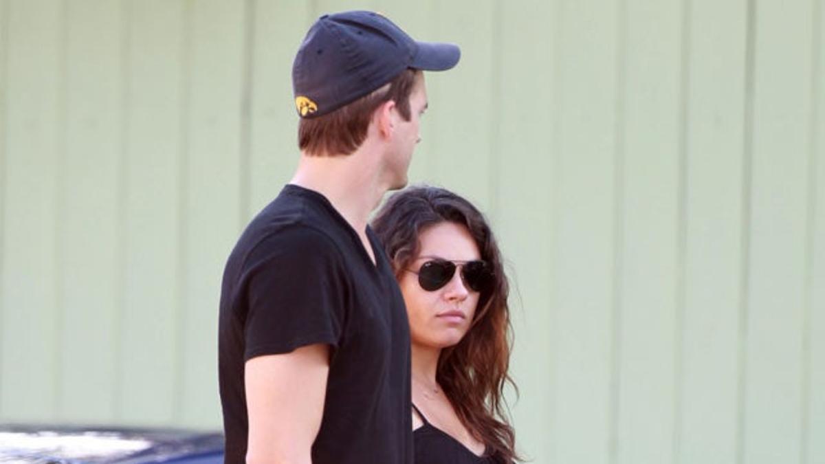 Ashton Kutcher y Mila Kunis, de paseo con mala cara - Cuore
