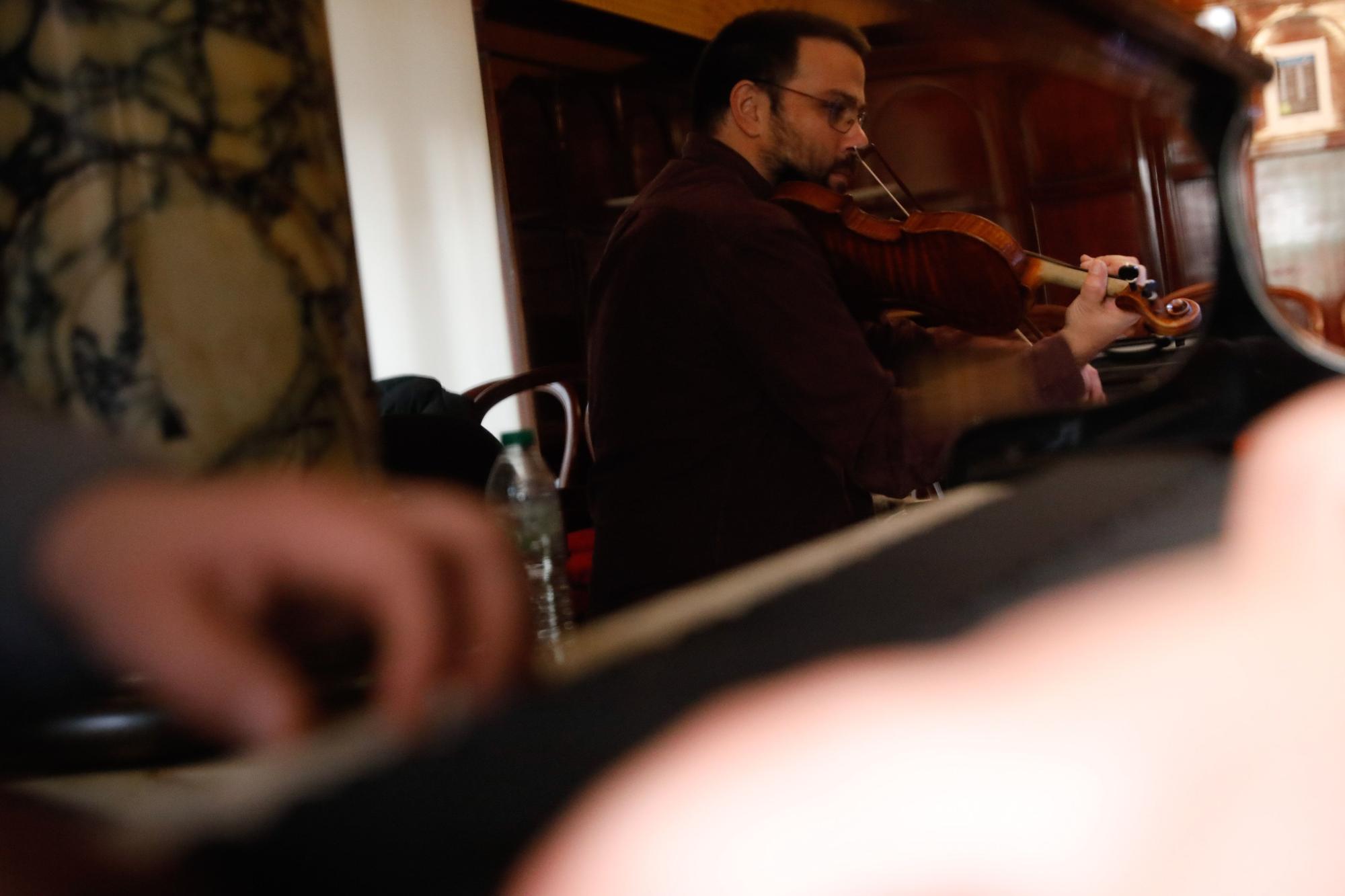 El trío Malats estrena a Gabriel Ordás. - La Nueva España