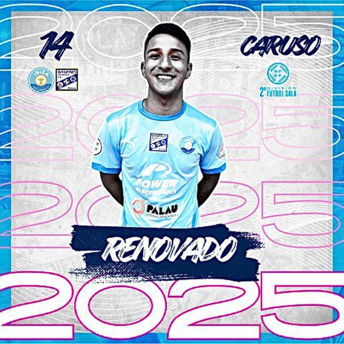 Fútbol sala Ibiza: El argentino Franco Caruso renueva su contrato con ...