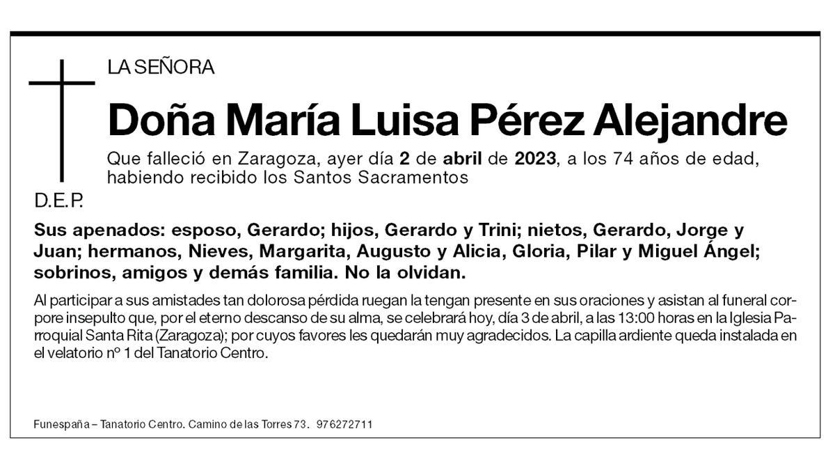 María Luisa Pérez Alejandre