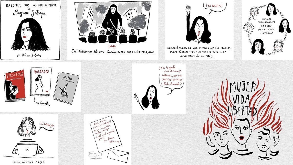 Satrapi felicita a Patricia Bolaños, la autora de su biografía ...