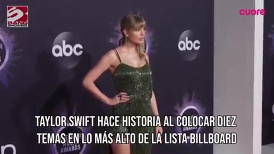 Taylor Swift vuelve a arrasar: 10 temas suyos a la vez en Billboard - Cuore